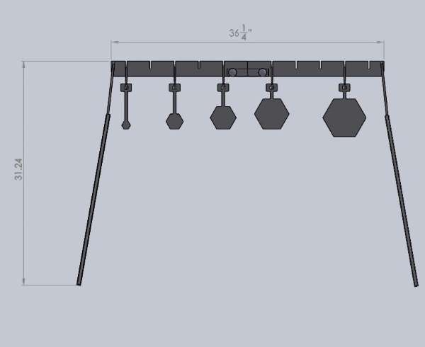 22/Airgun MLS Breakdown Rack - MGM Targets