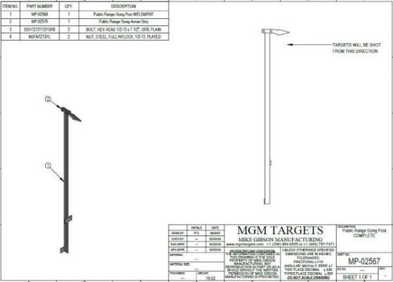 MGM Public Range Target - MGM Targets